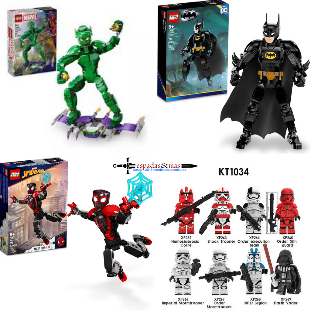 Figuras LEGO Coleccionables | Espadas y Más