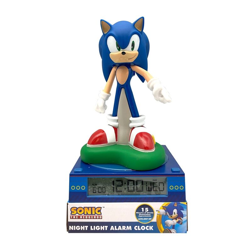 Buy 3D Lamp with Alarm Clock Sonic The Hedgehog Swords and more