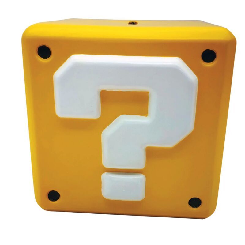 Buy Super Mario Bros Question Mark Piggy Bank, Swords and more