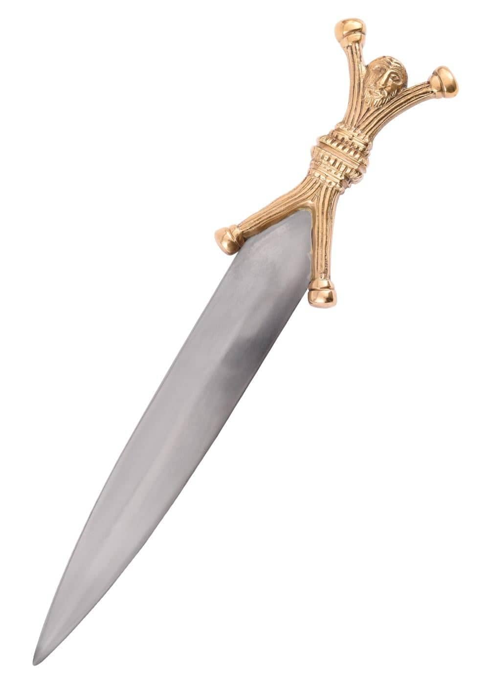 Celtic dagger with human-shaped handle and pommel | Dagger shop