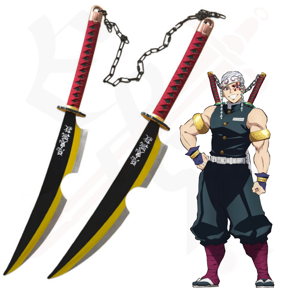 Swords Tengen Uzui Kimetsu No Yaiba Demon Slayer